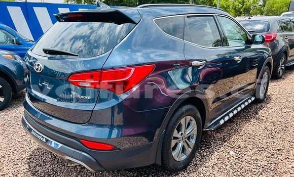 Acheter occasion voiture hyundai santa fe bleu à aboisso, ivory coast ...