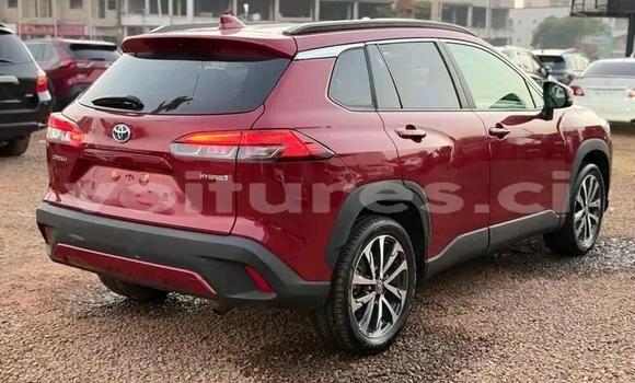 Acheter occasion voiture toyota corolla cross rouge à aboisso, ivory ...